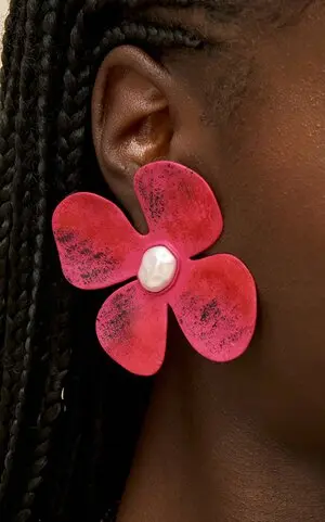 Cult Gaia Lucky Earring - Red