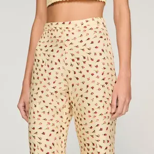 Sandro Floral Straight-leg Trousers