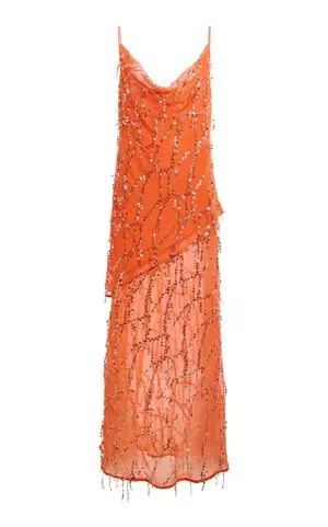 THIRD FORM Refract Sequined Chiffon Maxi Dress