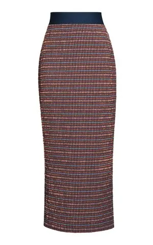 Rachel Comey Checked Pencil Midi Skirt