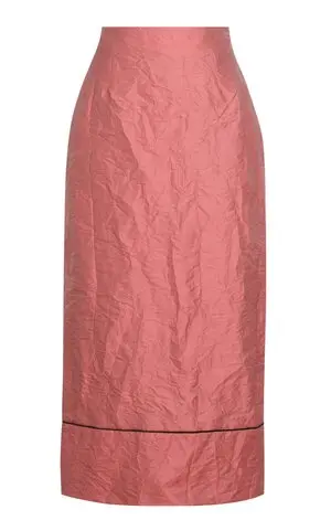 Rachel Comey Crushed Satin Skirt