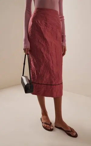 Rachel Comey Crushed Satin Skirt