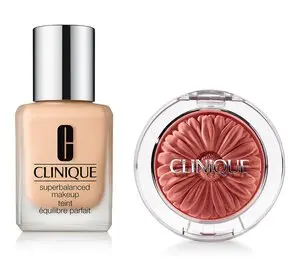 CLINIQUE Superbalanced Makeup And Cheek Pop Blu Sh Set - One-color