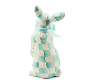 MACKENZIE-CHILDS Aqua Check Peter Bunny