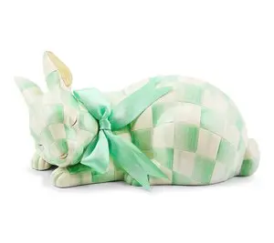 MACKENZIE-CHILDS Mint Check Fluffy Bunny - One-color