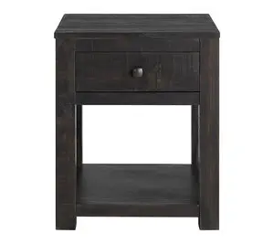 ALATERRE FURNITURE Durham 20' Side/end Table W/ Drawer & Shelf - One-color