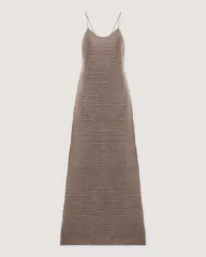 Veronica De Piante Liliana Silk Crochet Dress