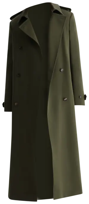 Veronica De Piante Amara Longline Trench Coat