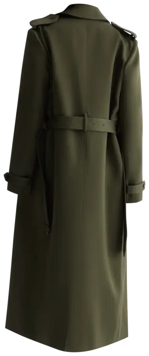 Veronica De Piante Amara Longline Trench Coat