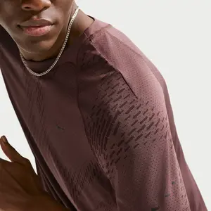 Nike Dri-fit Adv Short-sleeve Running Top - Purple