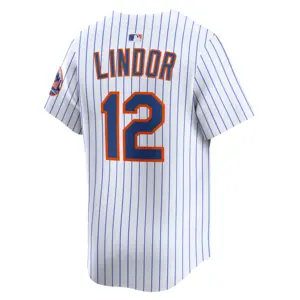 Nike Francisco Lindor New York Mets Mlb Limited Jersey - White