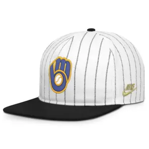 Nike Milwaukee Brewers Pro Mlb Adjustable Hat - White