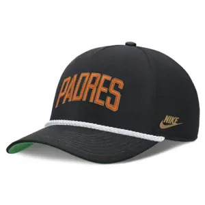 Nike San Diego Padres Rise Mlb Adjustable Hat - Black