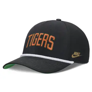 Nike Detroit Tigers Rise Mlb Adjustable Hat - Black