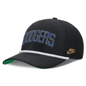 Nike Los Angeles Dodgers Rise Mlb Adjustable Hat - Black
