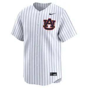 Nike Auburn Wordmark College Limited Baseball Jersey - White