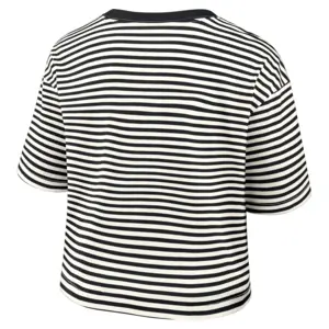 Nike Pittsburgh Steelers Striped Nfl Cropped T-shirt - Black