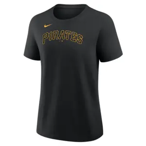 Nike Pittsburgh Pirates Wordmark Mlb T-shirt - Black