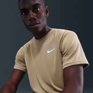 Nike Hydroguard Essential Dri-fit Uv Short Sleeve Top - Brown