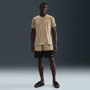 Nike Hydroguard Essential Dri-fit Uv Short Sleeve Top - Brown