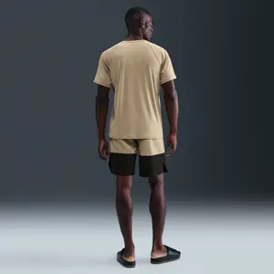 Nike Hydroguard Essential Dri-fit Uv Short Sleeve Top - Brown