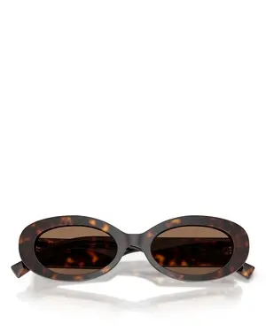 Dolce & Gabbana Oval Sunglasses, 53mm