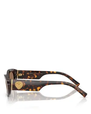 Dolce & Gabbana Oval Sunglasses, 53mm