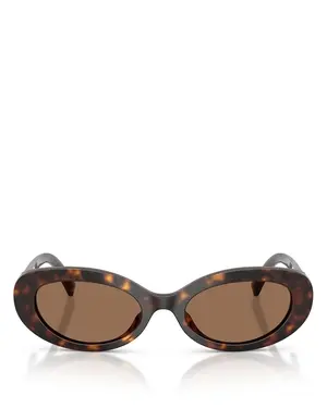 Dolce & Gabbana Oval Sunglasses, 53mm