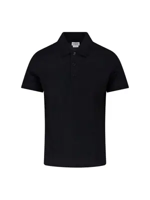 ZANONE Cotton Polo Shirt - Black