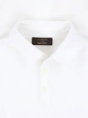 ZANONE Cotton Polo Shirt - White
