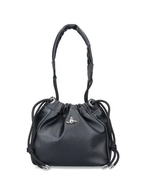 VIVIENNE WESTWOOD Hilary Mini Bucket Bag - Black