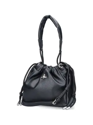 VIVIENNE WESTWOOD Hilary Mini Bucket Bag - Black