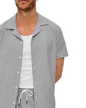Rails Amalfi Deck Stripe Shirt - Navy Deck Stripe