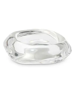 Alexis Bittar Liquid Lucite Wave Bangle Bracelet - No Color