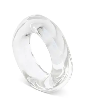Alexis Bittar Liquid Lucite Wave Bangle Bracelet - No Color