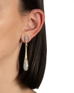 Alexis Bittar Solanales Crystal Tear Drop Earrings