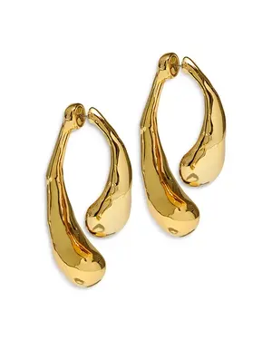 Alexis Bittar Molten Front To Back Earrings - No Stones