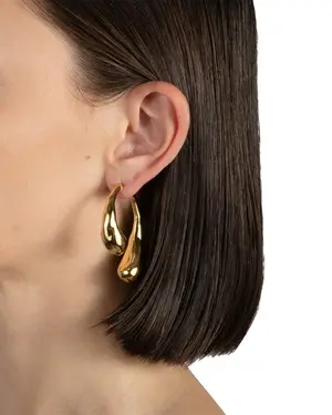 Alexis Bittar Molten Front To Back Earrings
