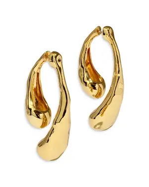 Alexis Bittar Molten Front To Back Earrings