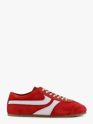 Dries Van Noten Suede Sneakers - Red