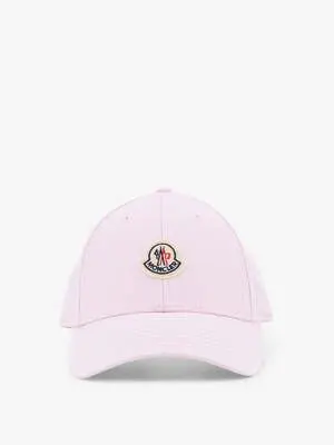 Moncler Cotton Baseball Hat - Pink