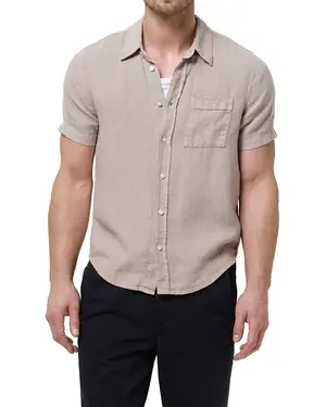 Citizens Of Humanity Short Sleeve Pocket Cairo Shirt - Wheat