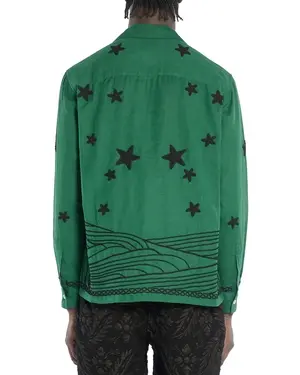 BAZISZT Medley Button Front Shirt