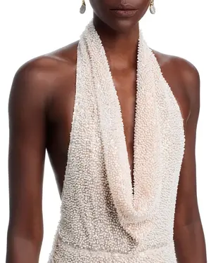 SAU LEE Lindsay Beaded Gown
