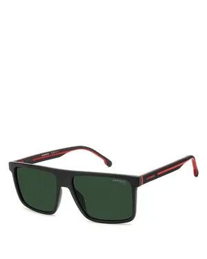 Carrera Eyewear Sport Square Sunglasses - Matte Black Red