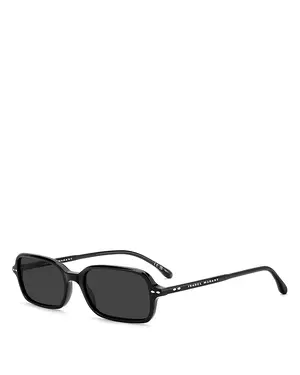 Isabel Marant Rectangular Sunglasses, 52mm - Black/grey