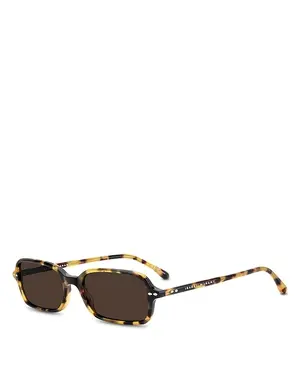 Isabel Marant Rectangular Sunglasses, 52mm - Havana Honey