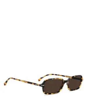 Isabel Marant Rectangular Sunglasses, 52mm - Havana Honey