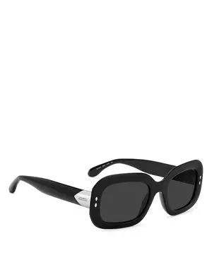 Isabel Marant Étoile 53mm Rectangular Sunglasses - Black