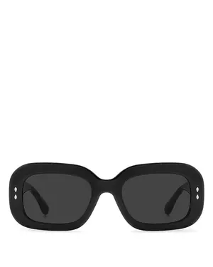 Isabel Marant Étoile 53mm Rectangular Sunglasses - Black